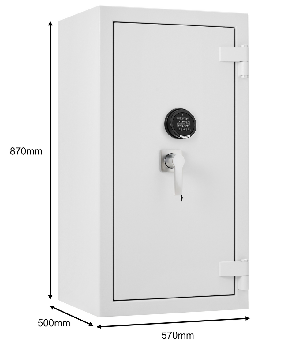 De Raat DRS Prisma Grade 4 (Size 3) Dual Digital & Keylocking Safe ...